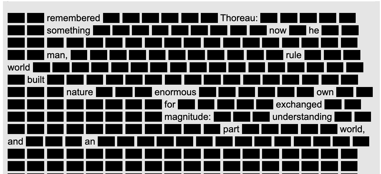Blackout – voidspace