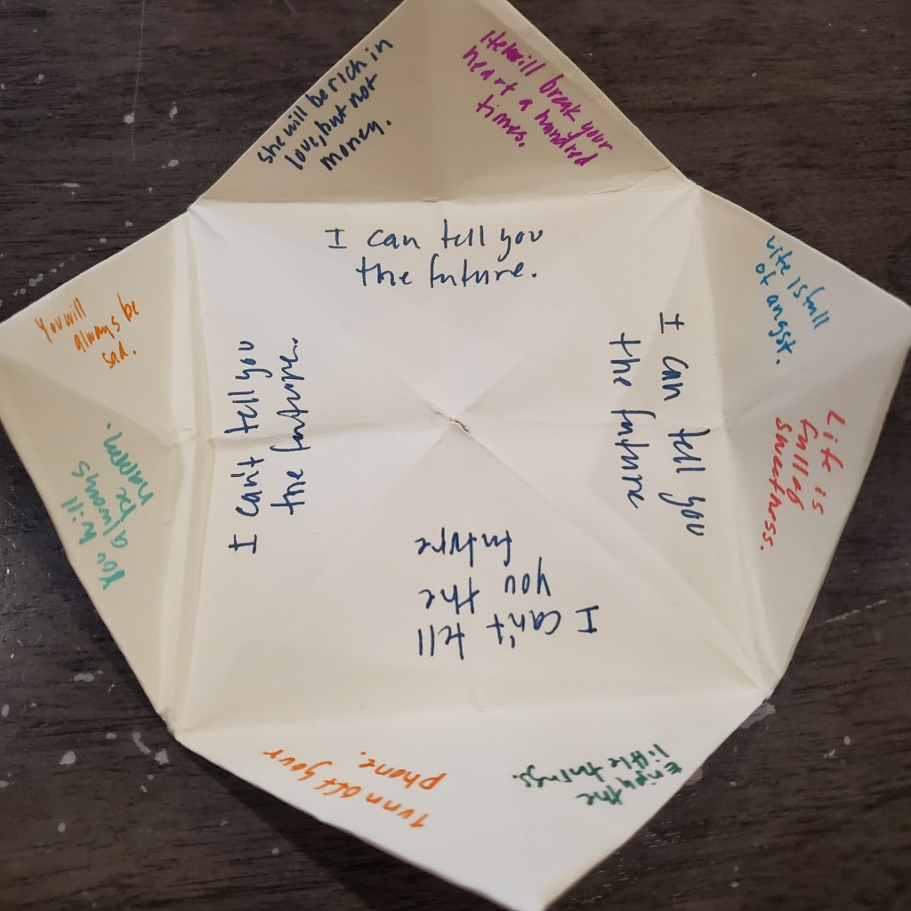 Fortune Teller: I can(‘t) tell you the future – voidspace